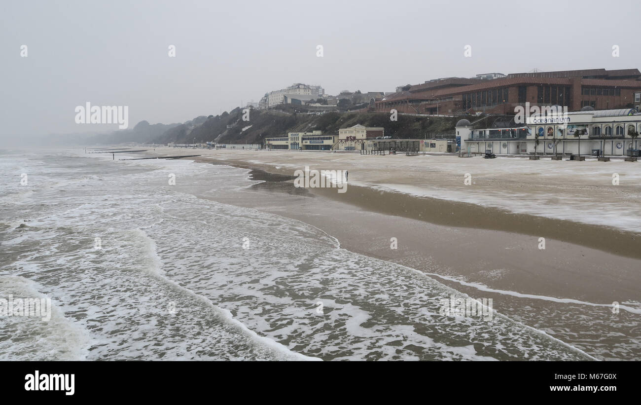 Bournemouth snow march 2018 hi-res stock photography and images - Alamy