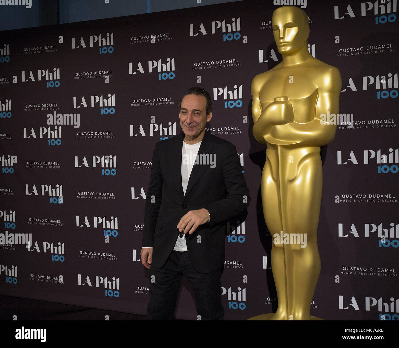 February 28, 2018 - Los Angeles, CALIFORNIA, USA - Composer Alexandre ...