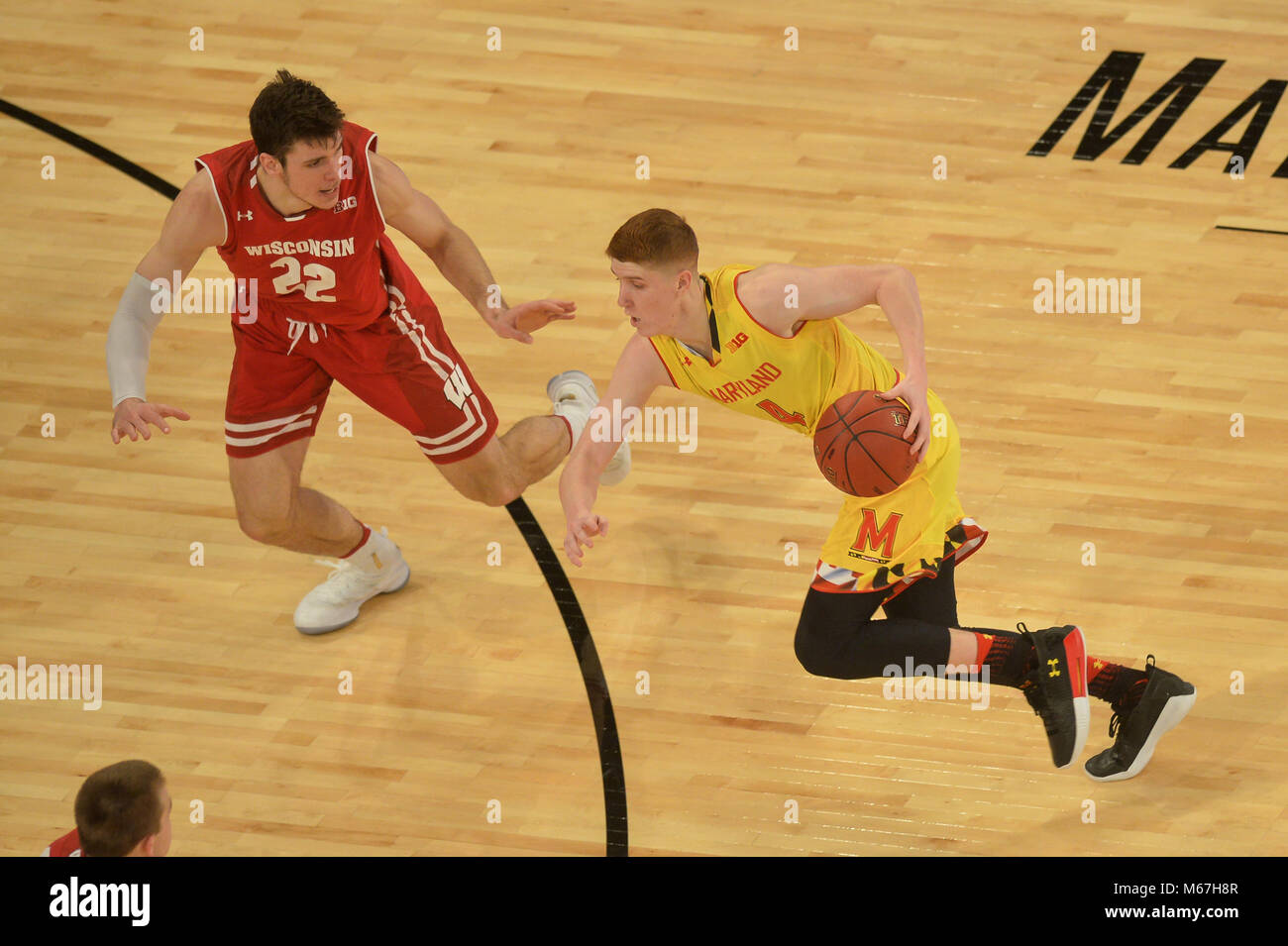 New York, New York, USA. 1st Mar, 2018. KEVIN HUERTER (4) charges ...