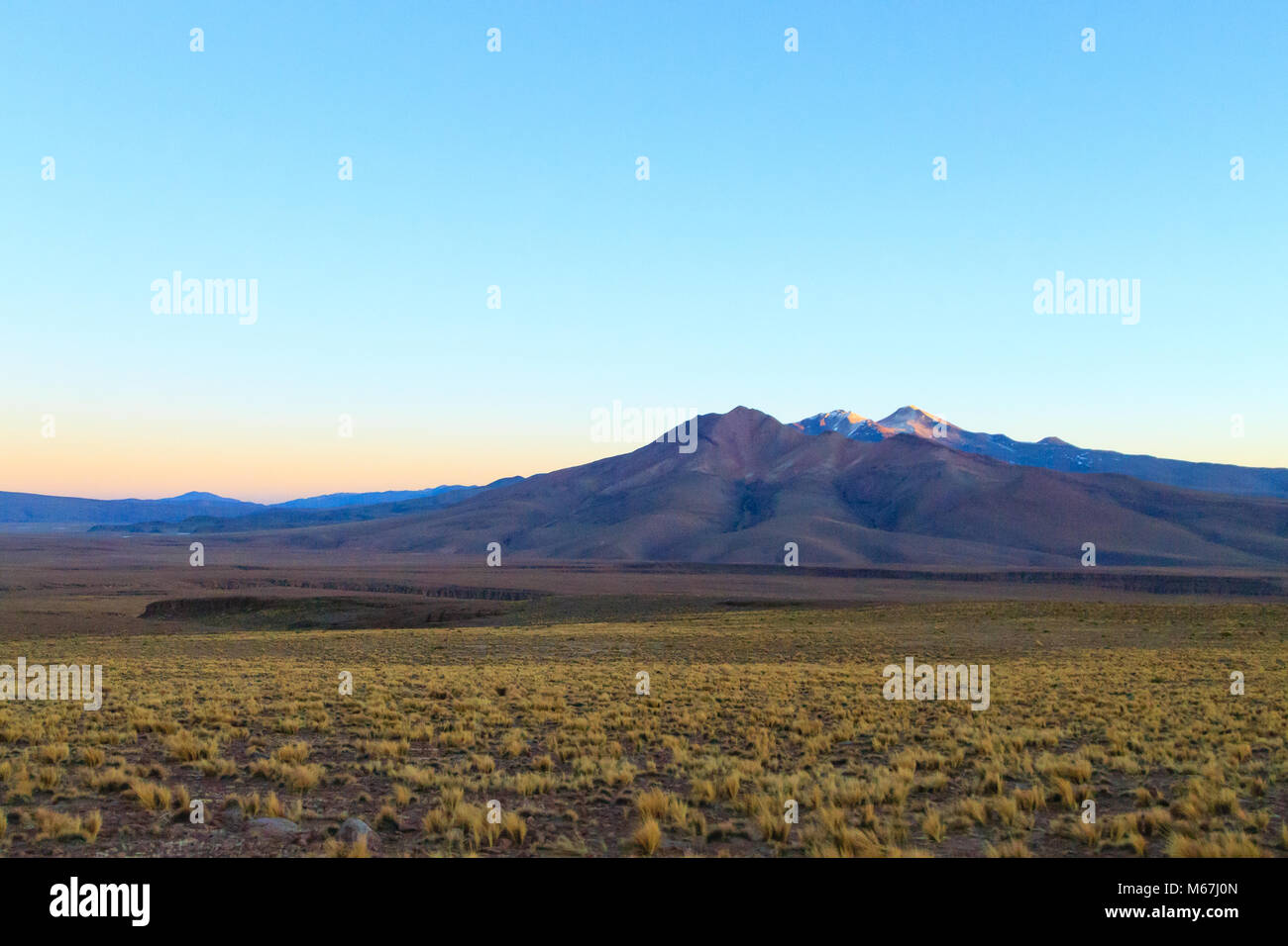 Bolivian mountains landscape,Bolivia.Andean plateau view Stock Photo ...