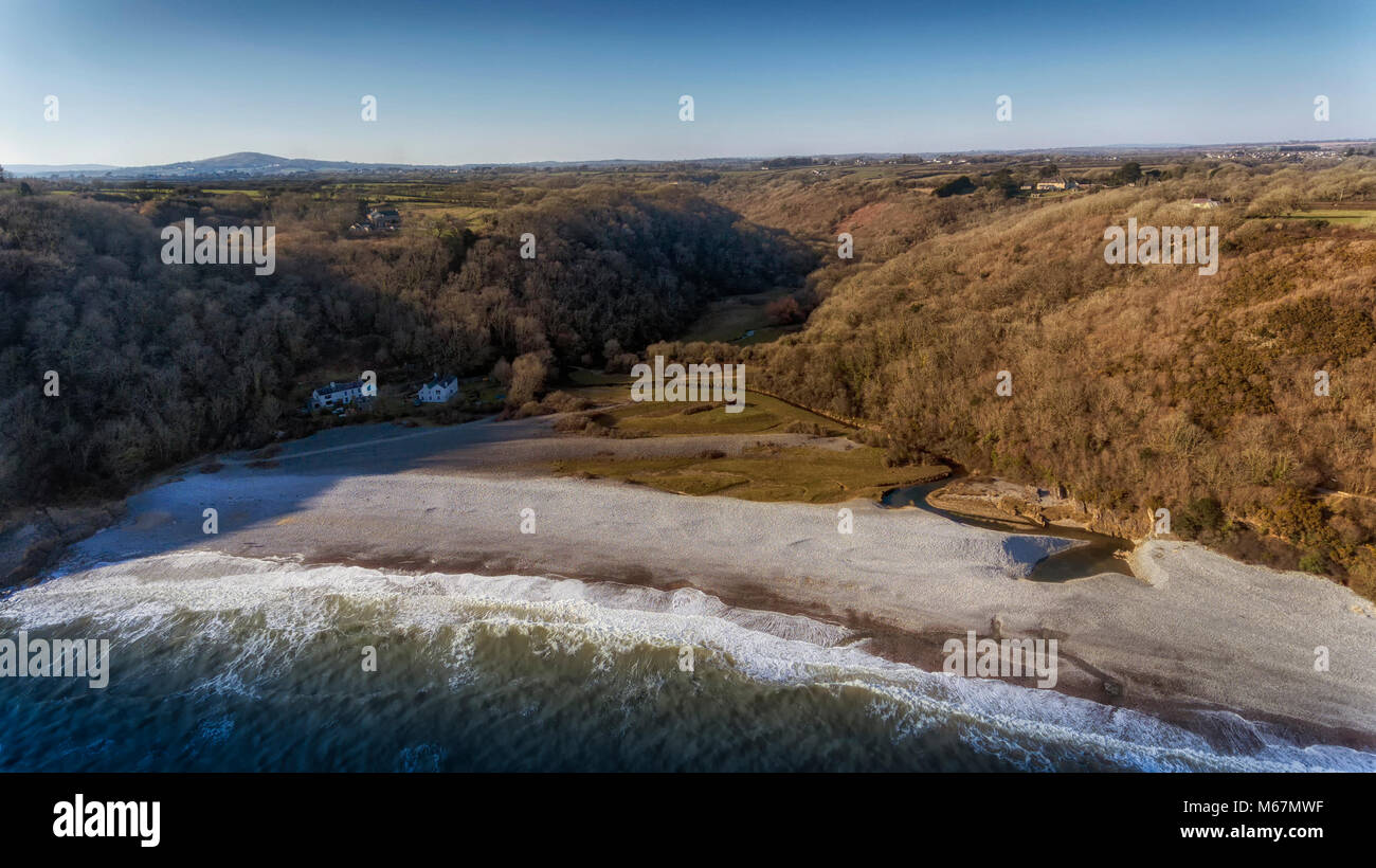 Pwll du beach hi-res stock photography and images - Alamy