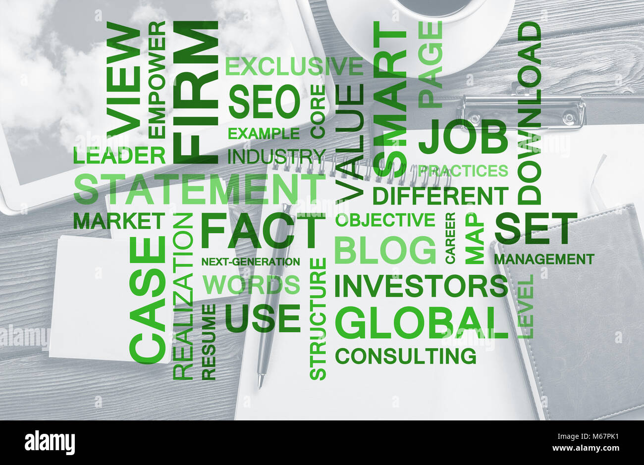 Modern workplace concept Stock Photo - Alamy