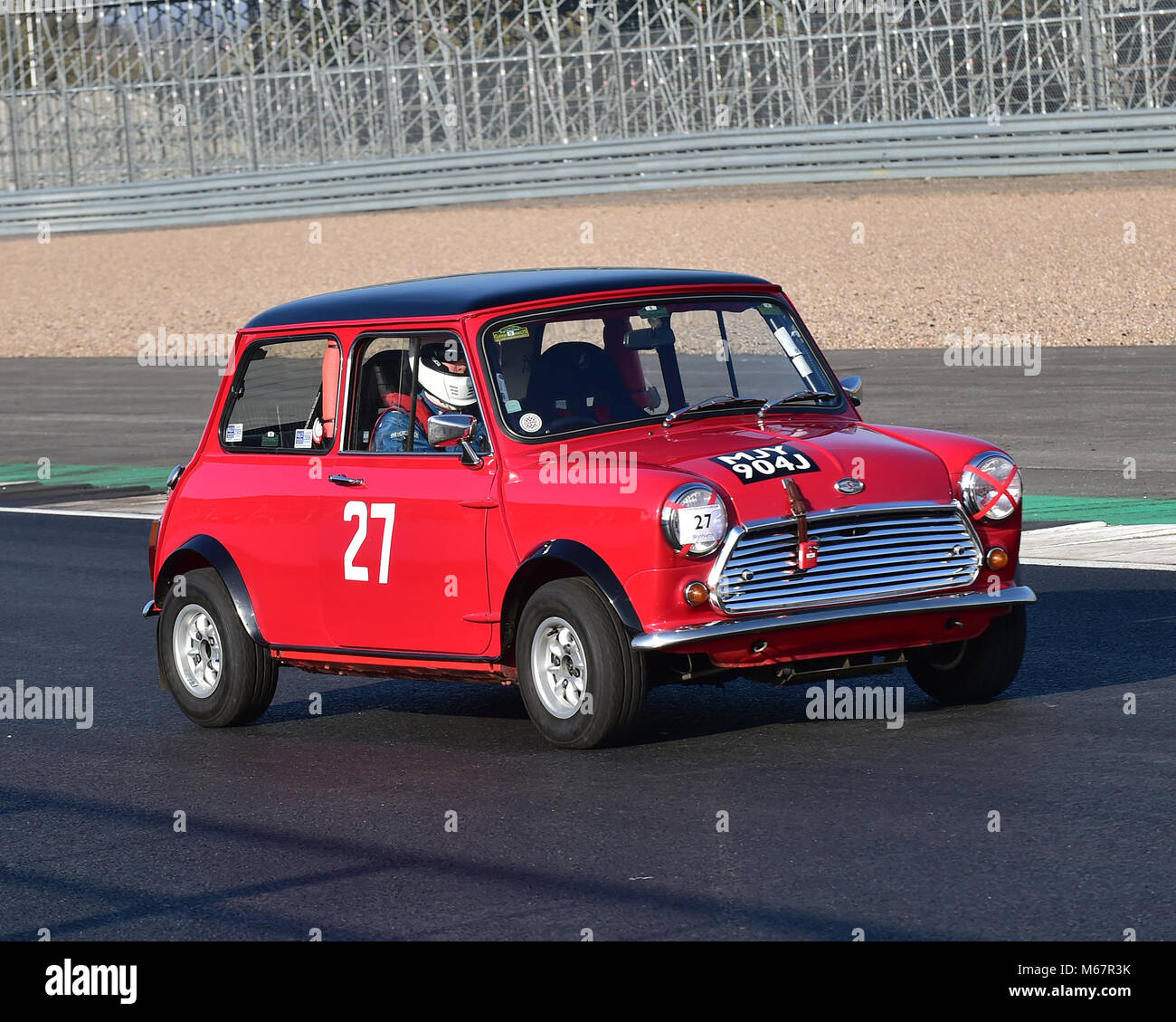 Andy Newbound, Morris Mini, VSCC, Pomeroy Trophy, Silverstone, 24th ...