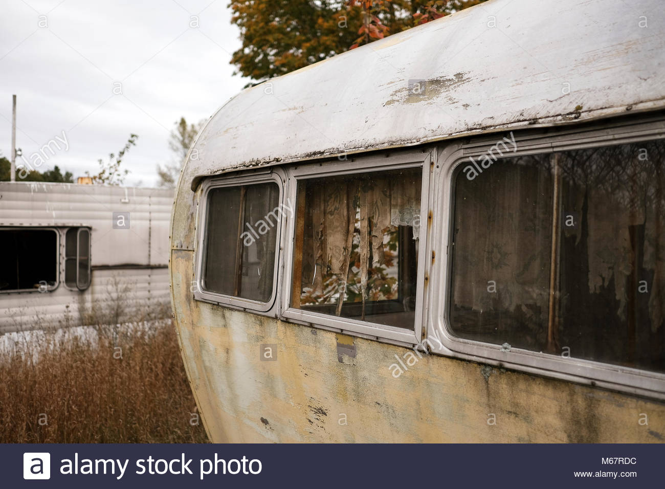Poor American Trailer Park Stock Photos & Poor American Trailer Park ...