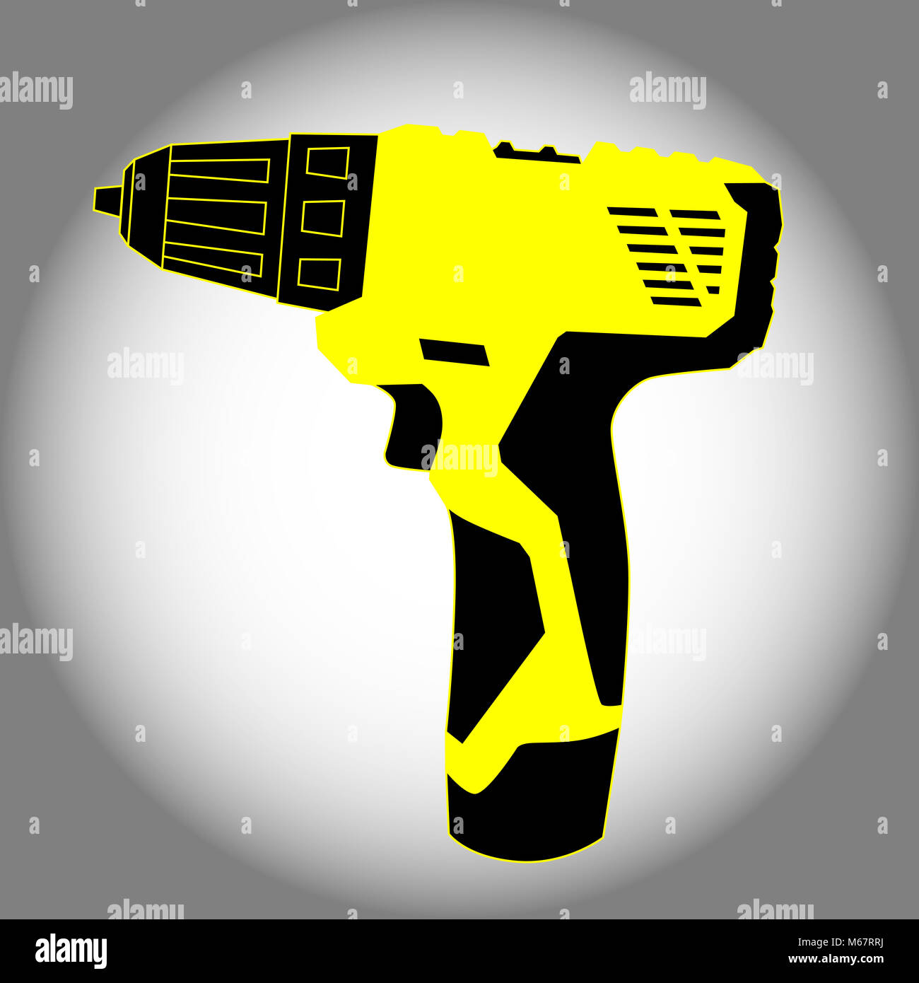 cordless electric driver power tool Stock Photo - Alamy