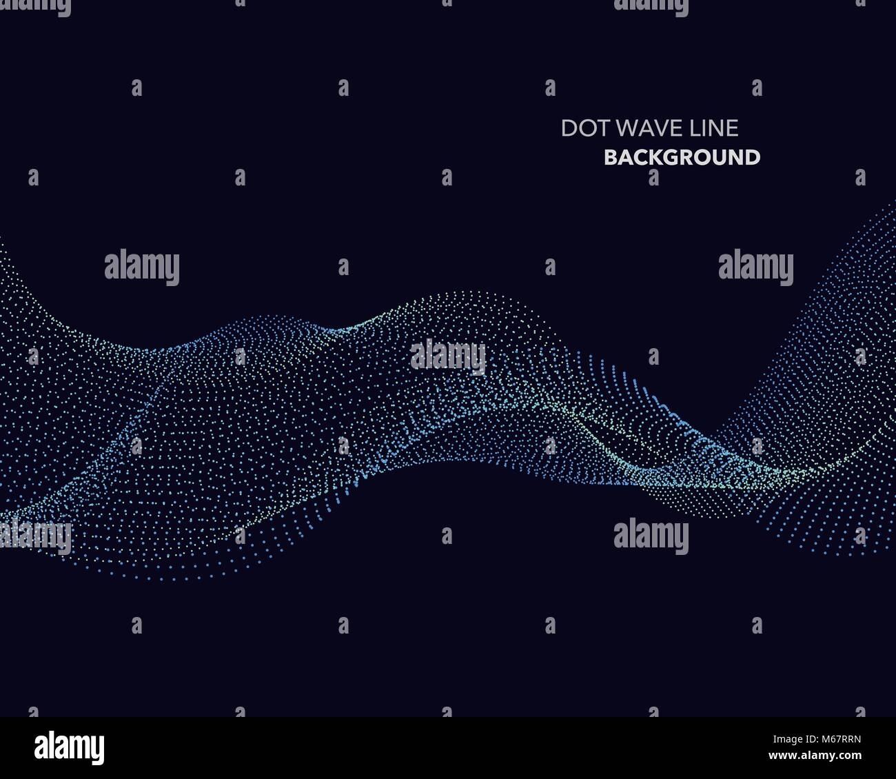 Elegant abstract vector dot wave line futuristic style background ...