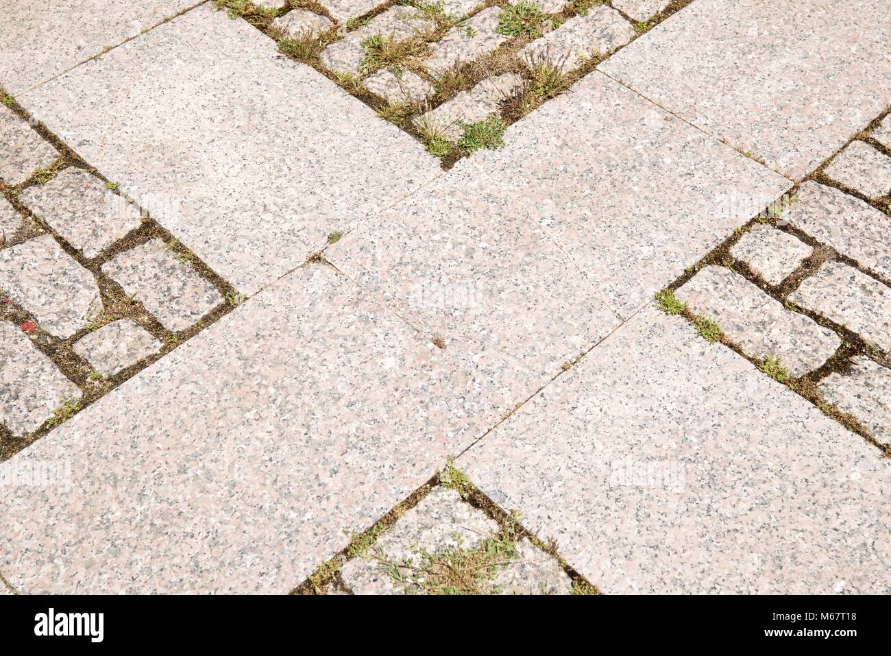Floor of a street with stone tiles Stock Photo - Alamy