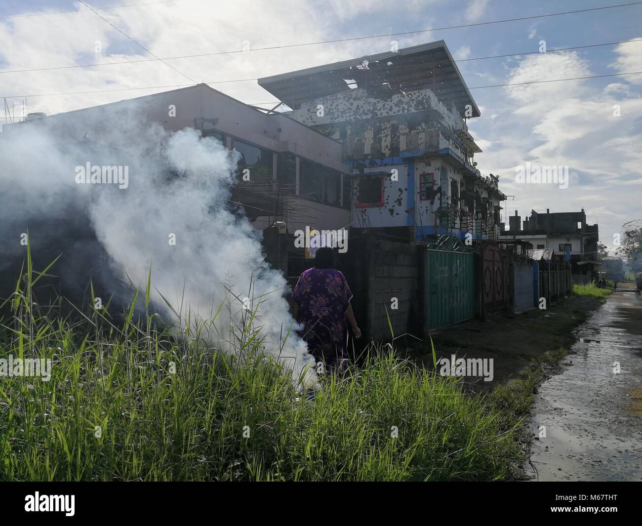 Marawi, Philippines. 20th Jan, 2018. Devastation in Marawi City brought ...