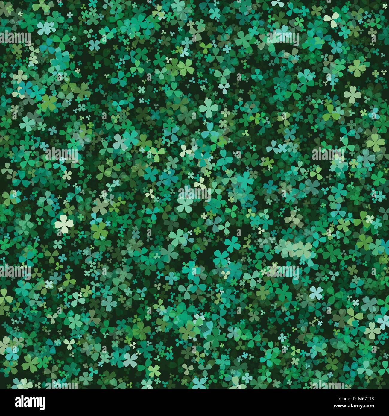 St. Patrick's day background in black and green colors Stock Vector ...