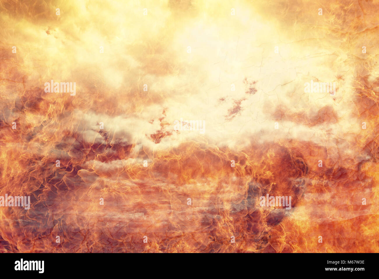 Hell fire flames abstract design background Stock Photo - Alamy
