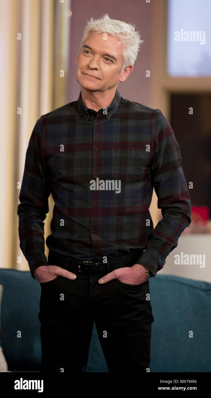 Phillip schofield at the itv studios london hi-res stock photography ...