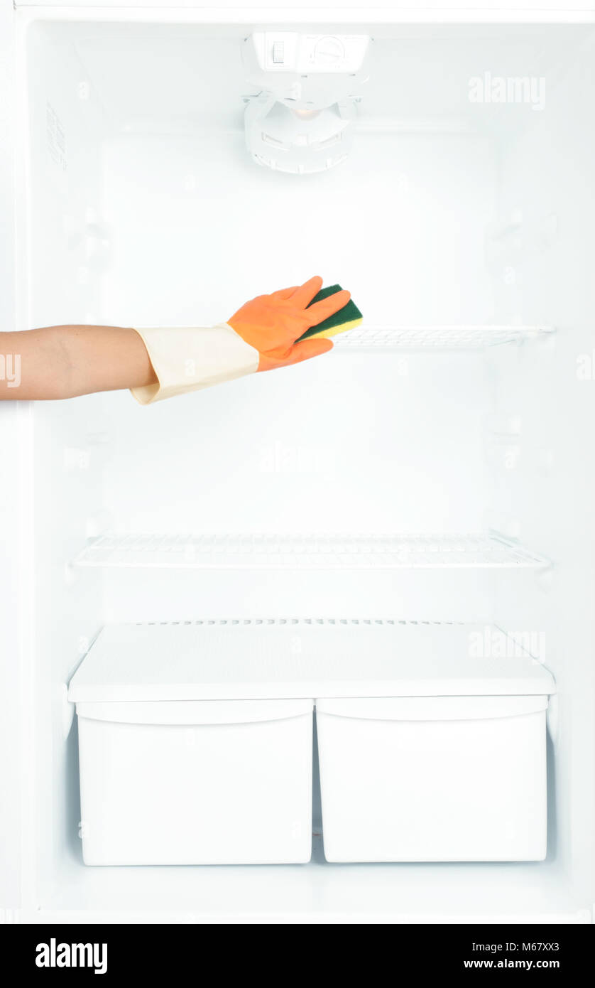 Empty fridge hand hi-res stock photography and images - Alamy