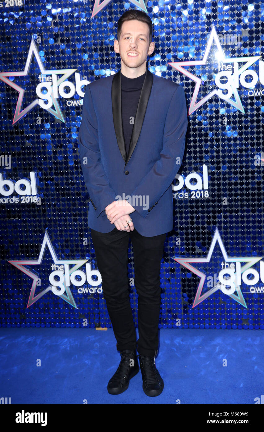 Bruce Fielder of Sigala attending the Global Awards, a brand new awards ...
