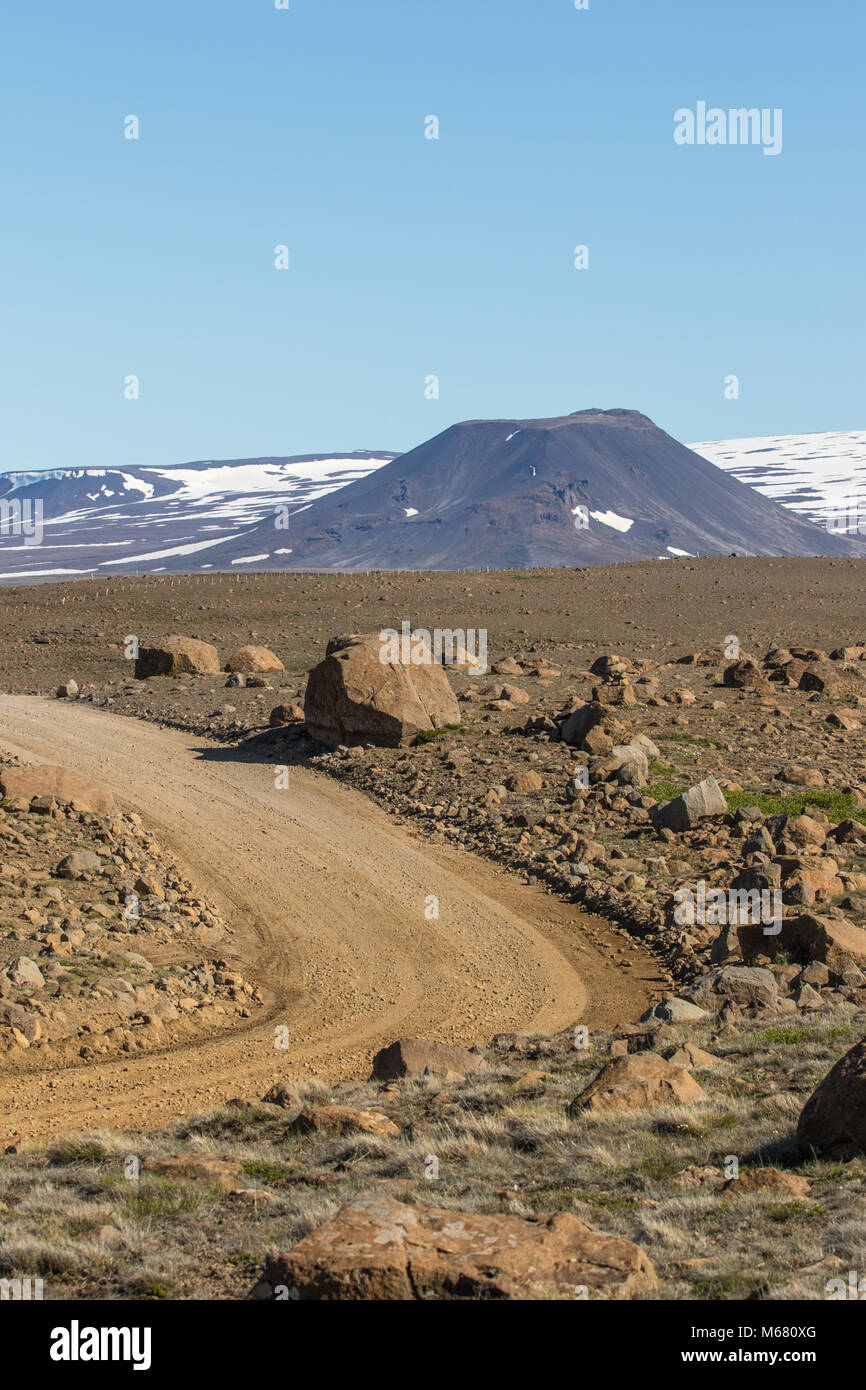 Parasitic Volcanic Cone on the Flank of an Icelandic Shield Volcano in ...