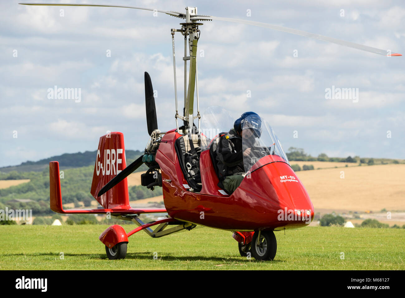 An RotorSport UK MT-03 at Old Sarum Airfield, Wiltshire, UK Stock Photo ...
