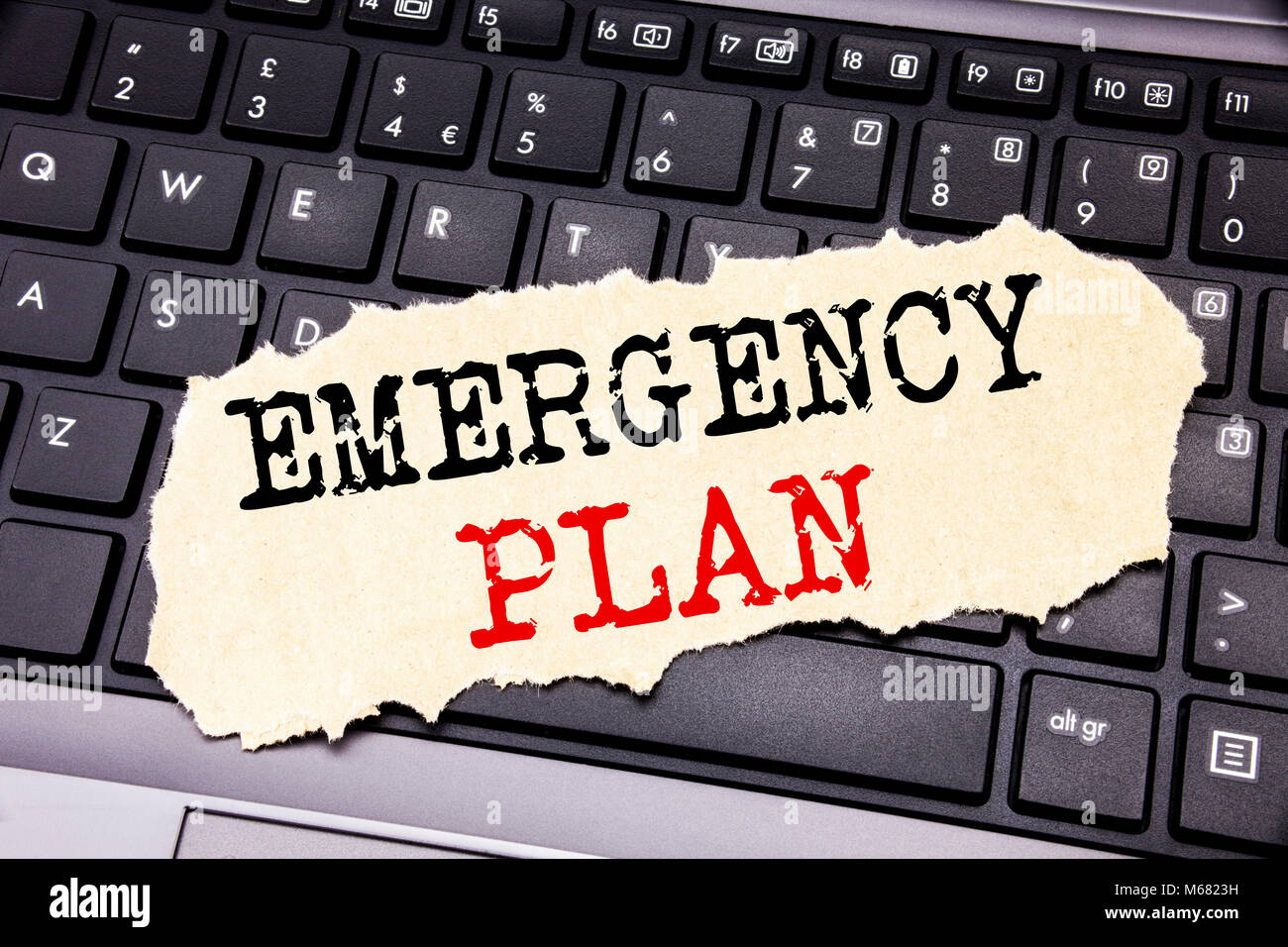 Writing text showing Emergency Plan. Business concept for Disaster ...