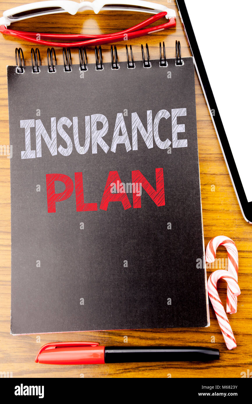 Word, writing Insurance Plan. Business concept for Health Life Insured ...