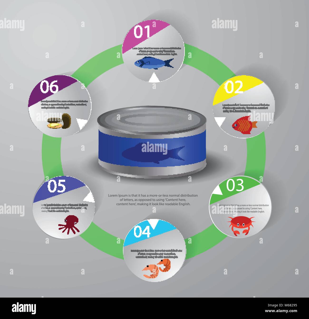 Cool vector flat design fishing boat with crew Stock Vector Image & Art ...