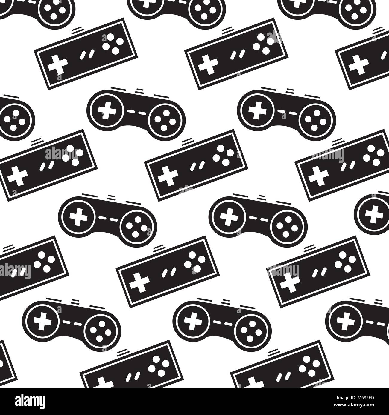 video game controller background devices retro pattern vector ...
