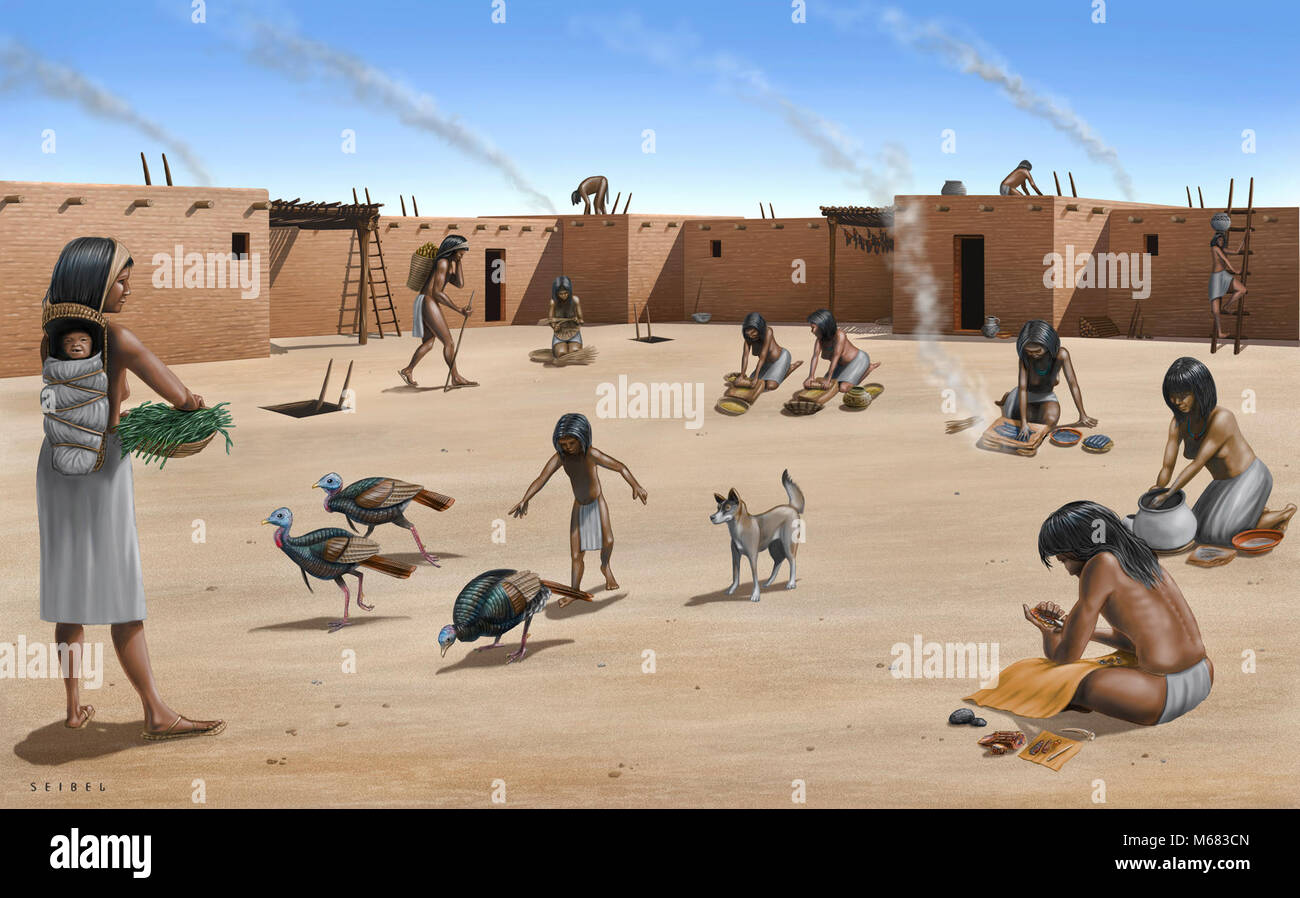 Puerco Plaza art by Scott Seibel Stock Photo - Alamy