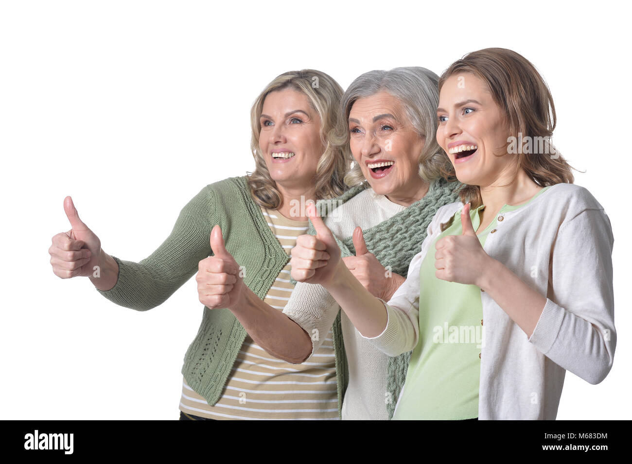 three happy women Stock Photo - Alamy