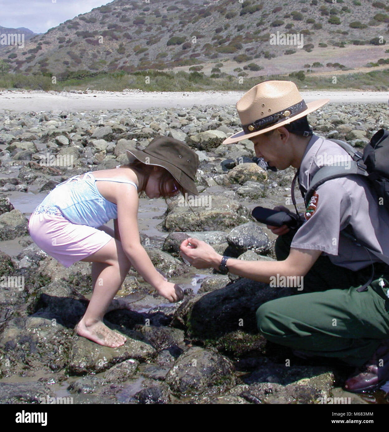 Ranger & Girl Stock Photo - Alamy