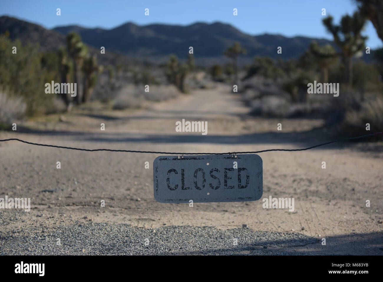 Road Closure Sign Stock Photo - Alamy