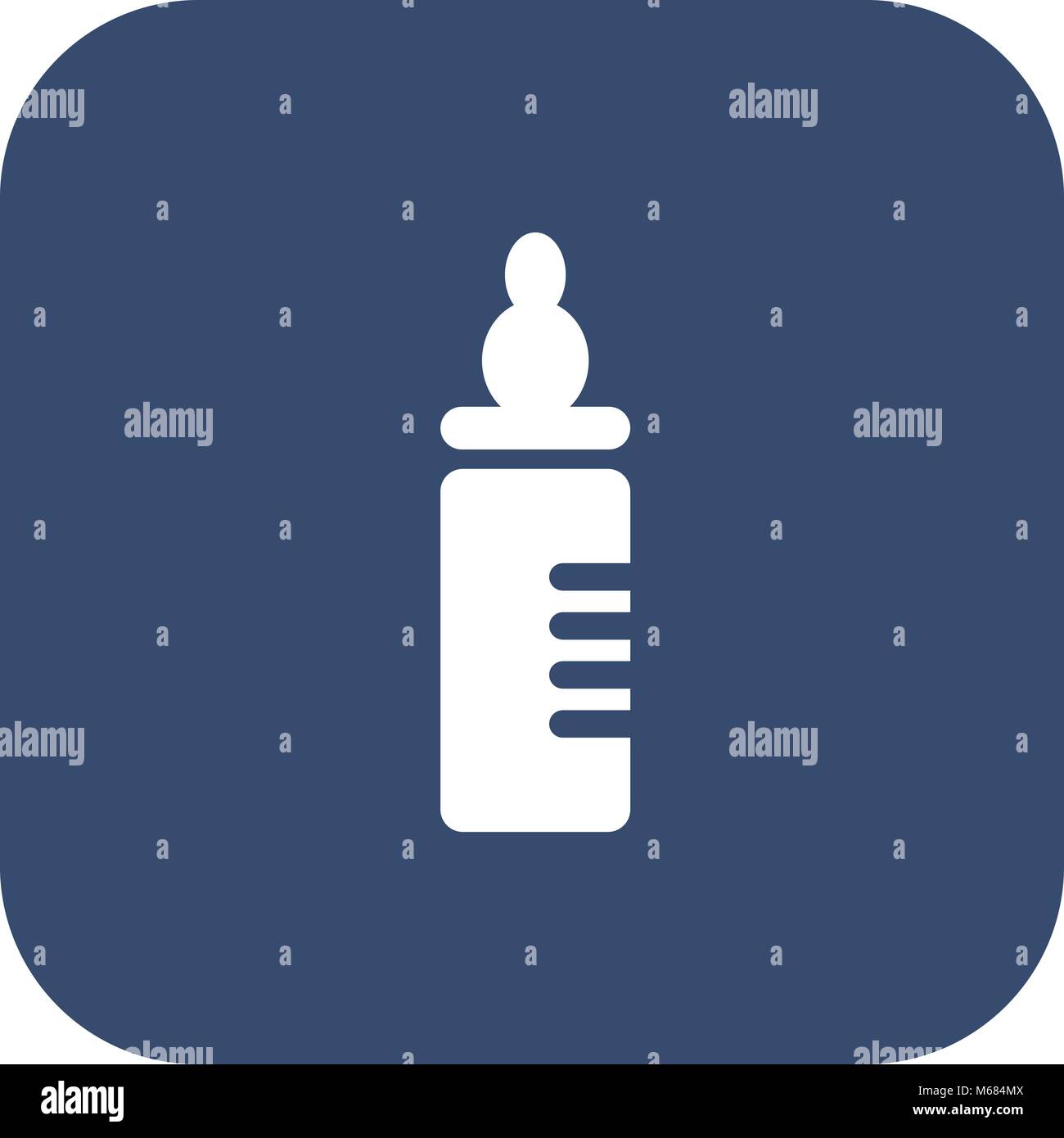 Empty glass bottle milk Stock Vector Images - Alamy