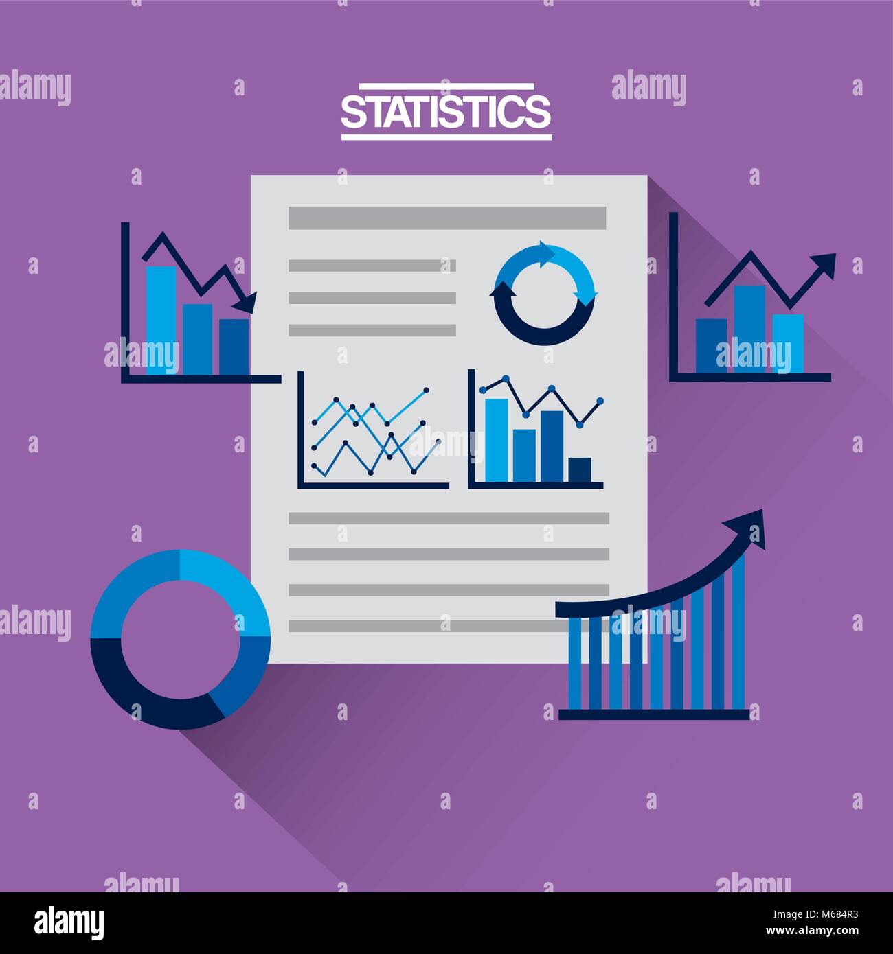financial statistics corporate document business graph and chart Stock ...