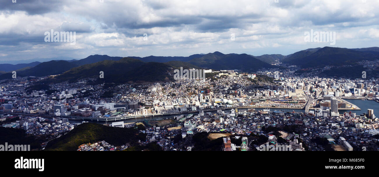 Nagasaki, japan mount inasa hi-res stock photography and images - Alamy