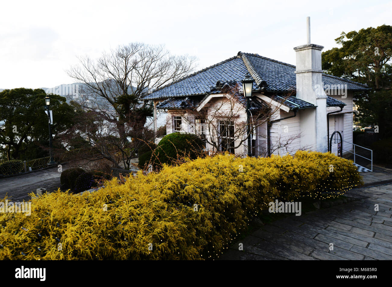 Old buildings in the Glover garden compound Stock Photo - Alamy