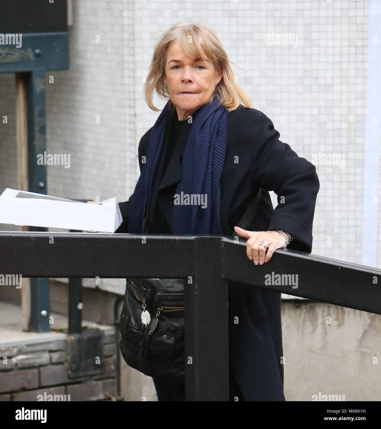 Linda Robson outside ITV Studios Featuring: Linda Robson Where: London ...