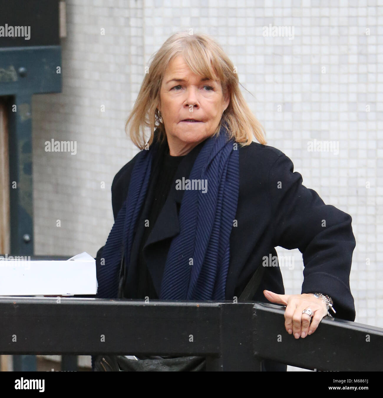 Linda Robson outside ITV Studios Featuring: Linda Robson Where: London ...