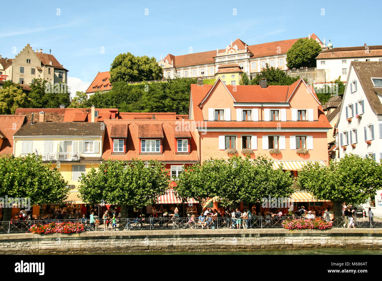 At Meersburg - Germany - On 08/06/2016 - Meersburg burg on the lake of ...