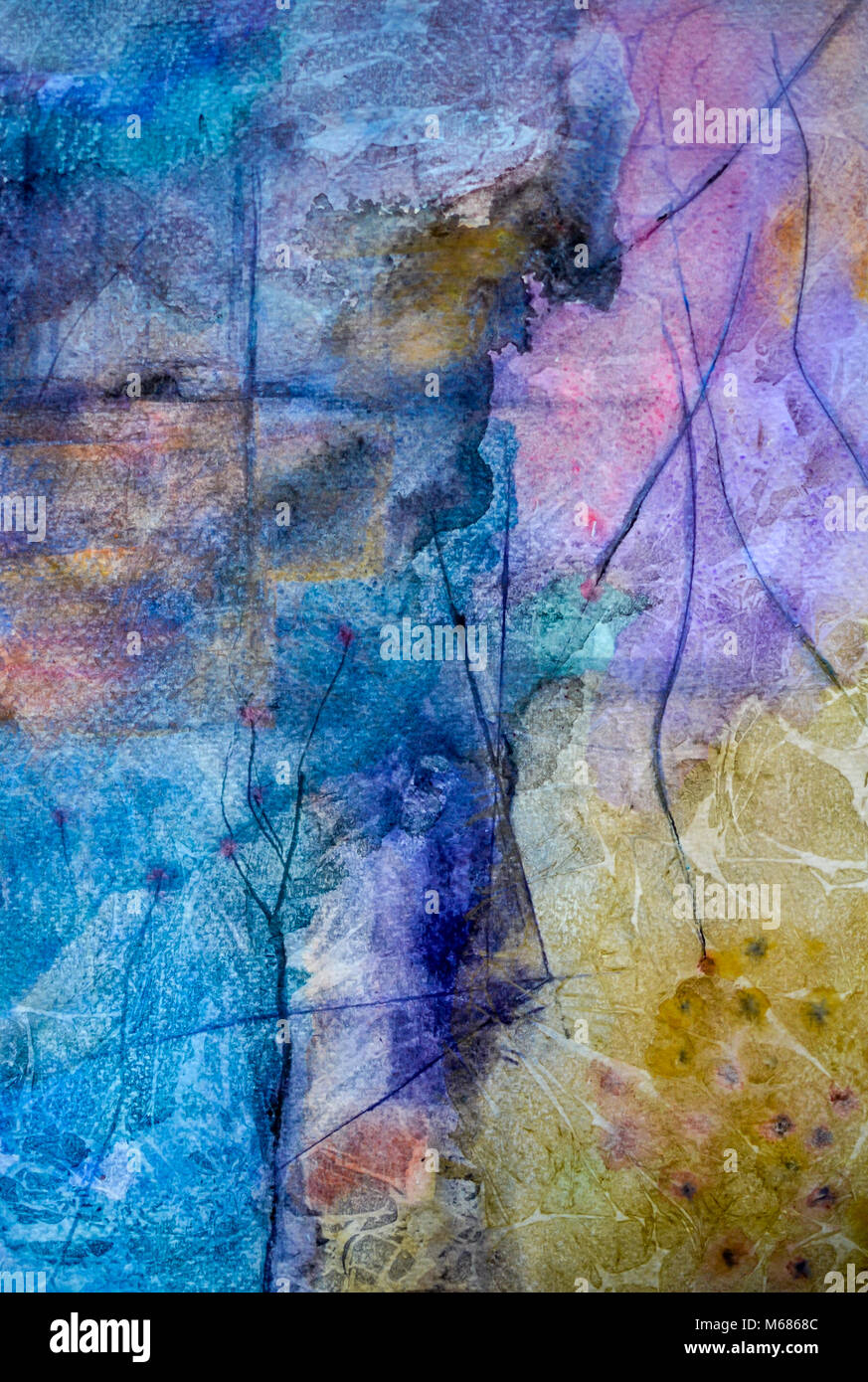 Study in olive and blue Stock Photo - Alamy