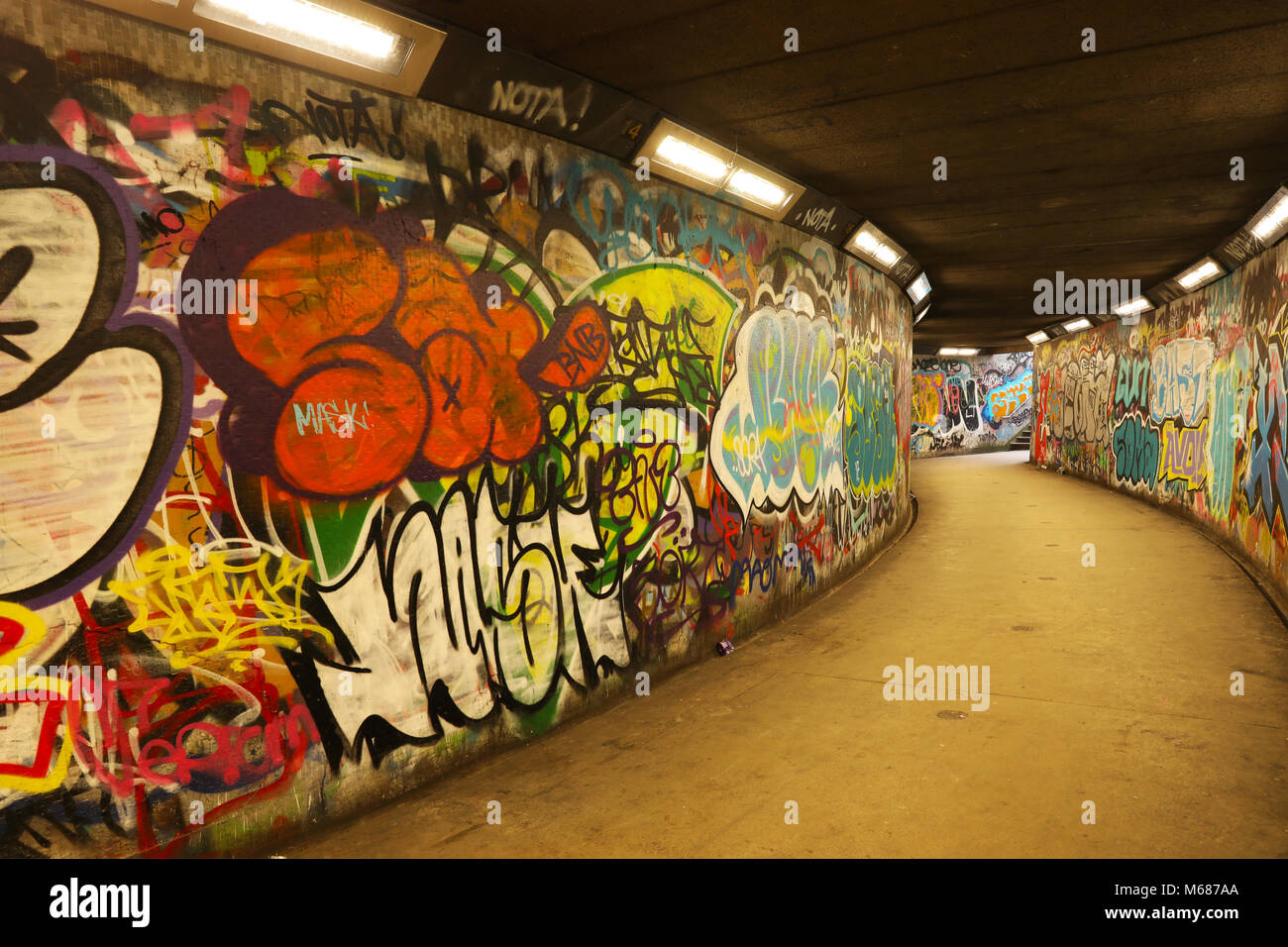 Subway graffiti hi-res stock photography and images - Alamy