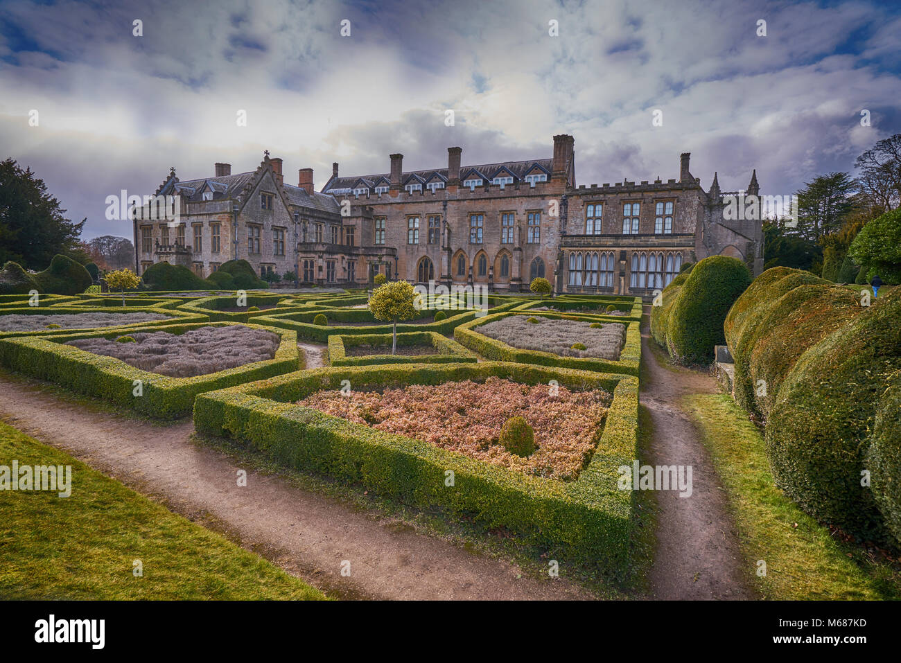 Newstead Abbey Former Home Of Lord Byron High Resolution Stock ...