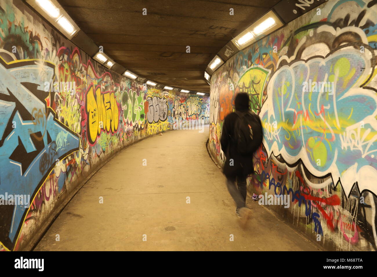 Walking out of subway hi-res stock photography and images - Alamy