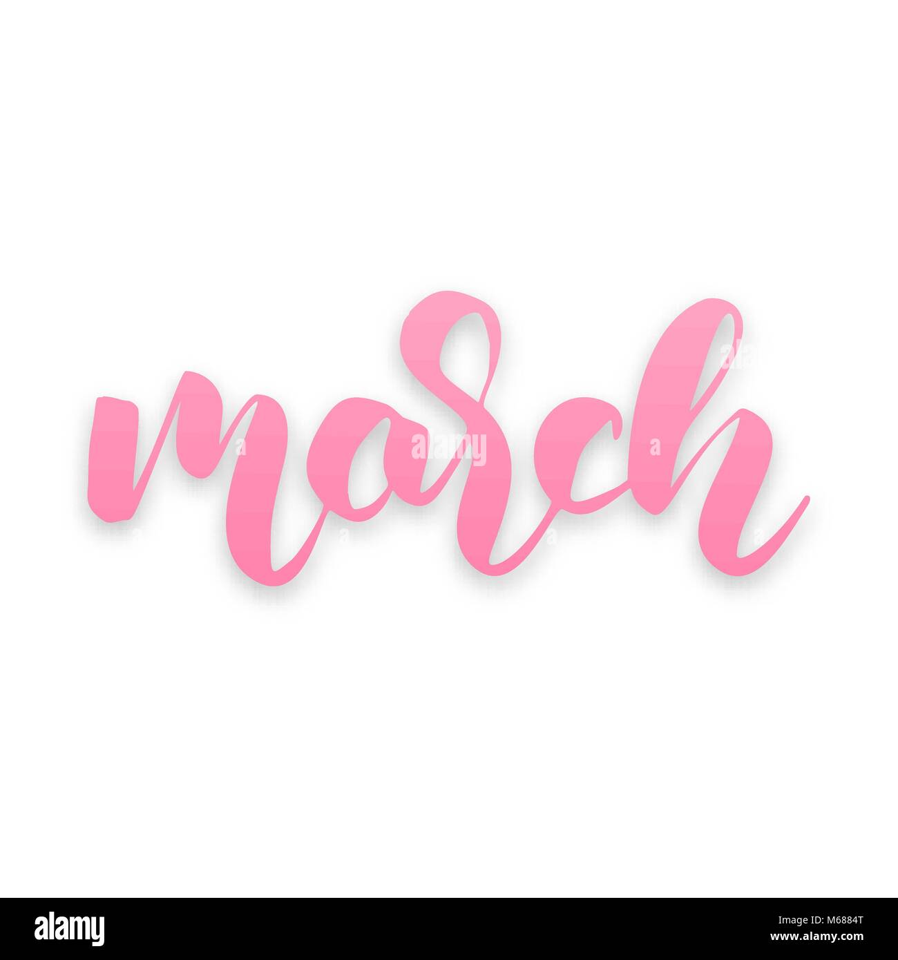 Slogan march Cut Out Stock Images & Pictures - Alamy