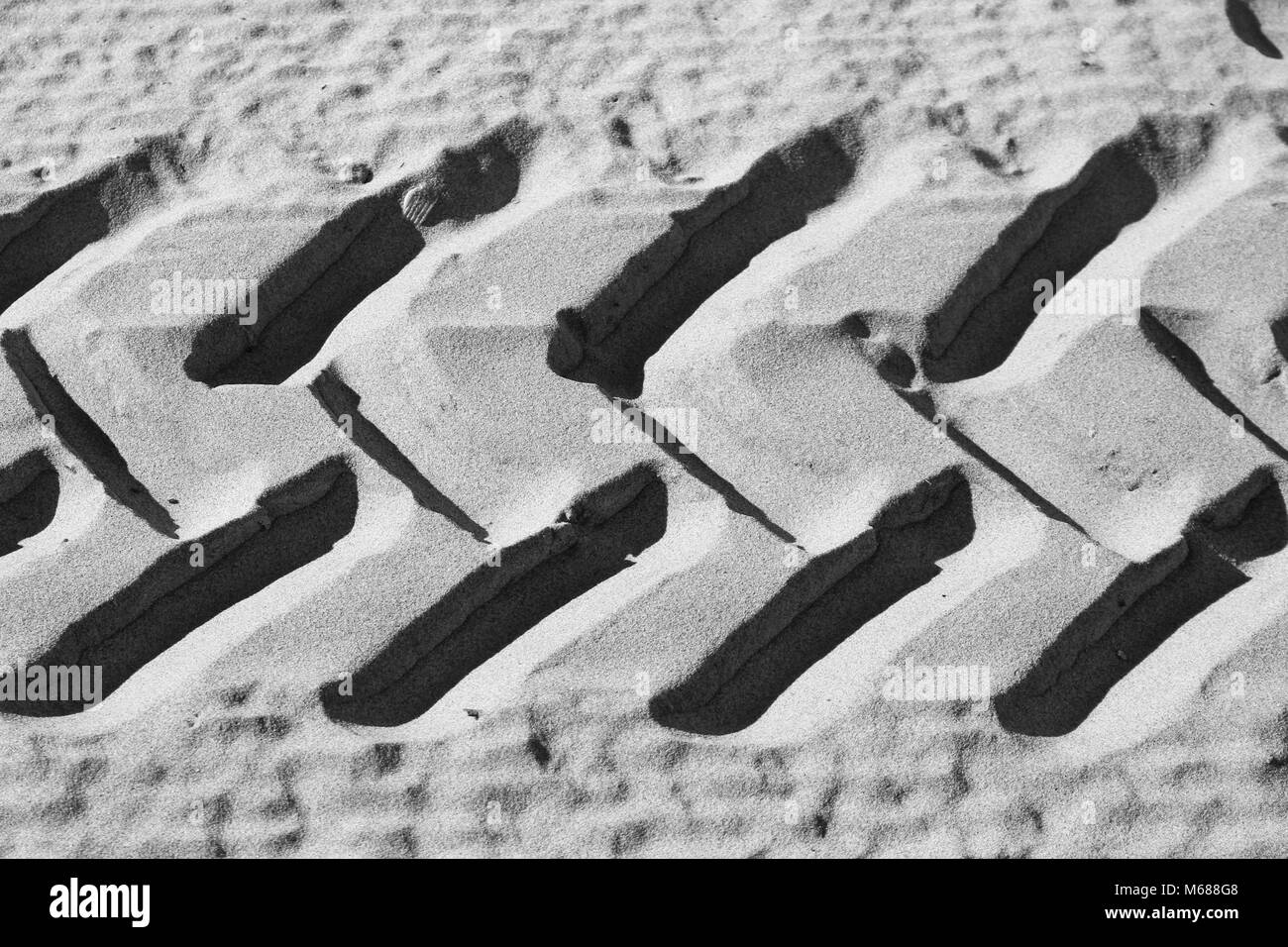 Tractor Tire Tread Marks