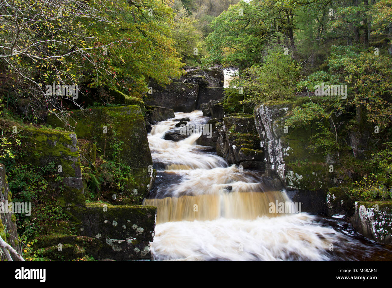 Bracklinn Falls, Callander, Loch Lomond and the Trossachs National Park ...