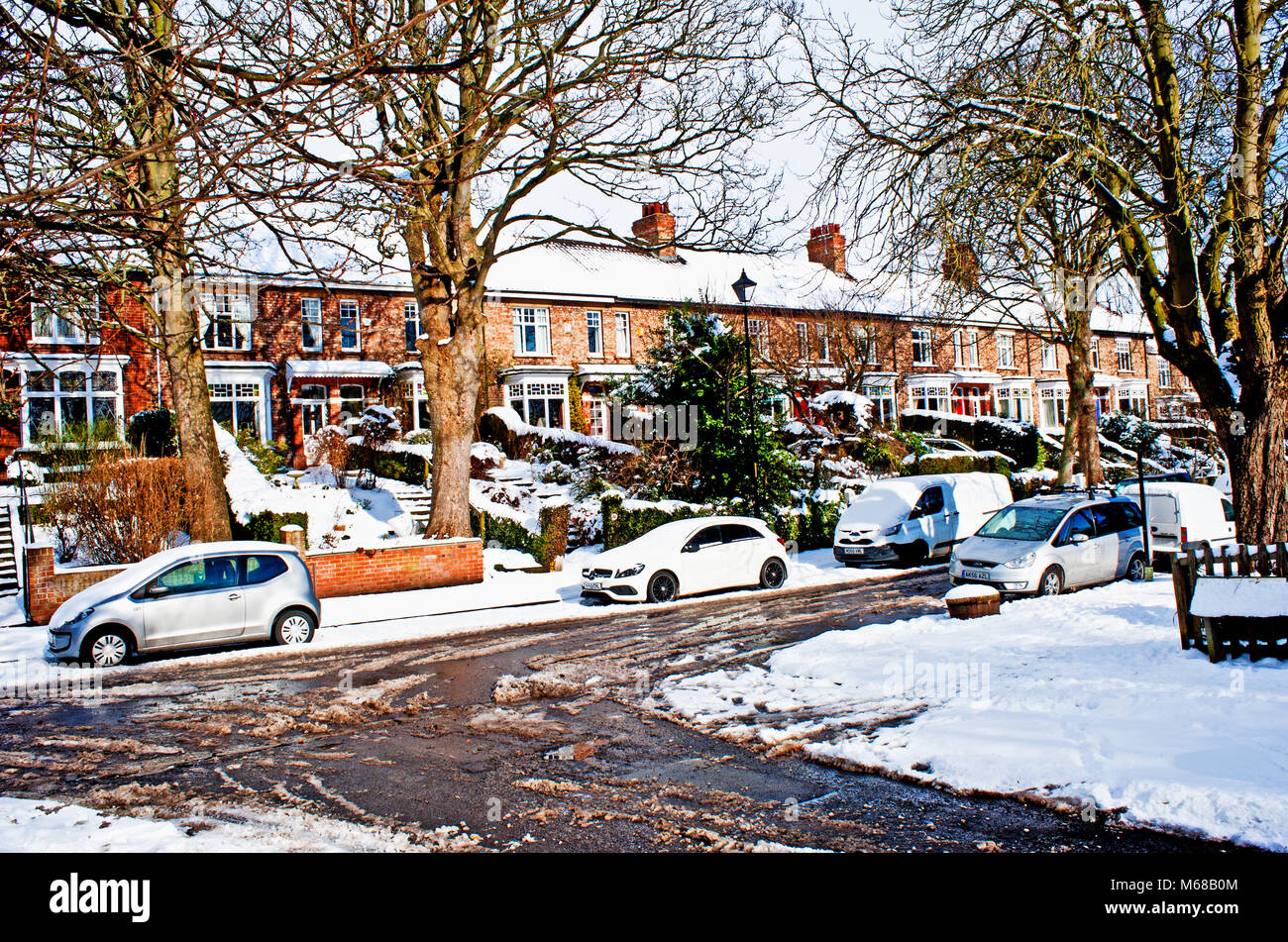 Hartburn Village in the Snow, Hartburn, Stockton on Tees, Cleveland ...