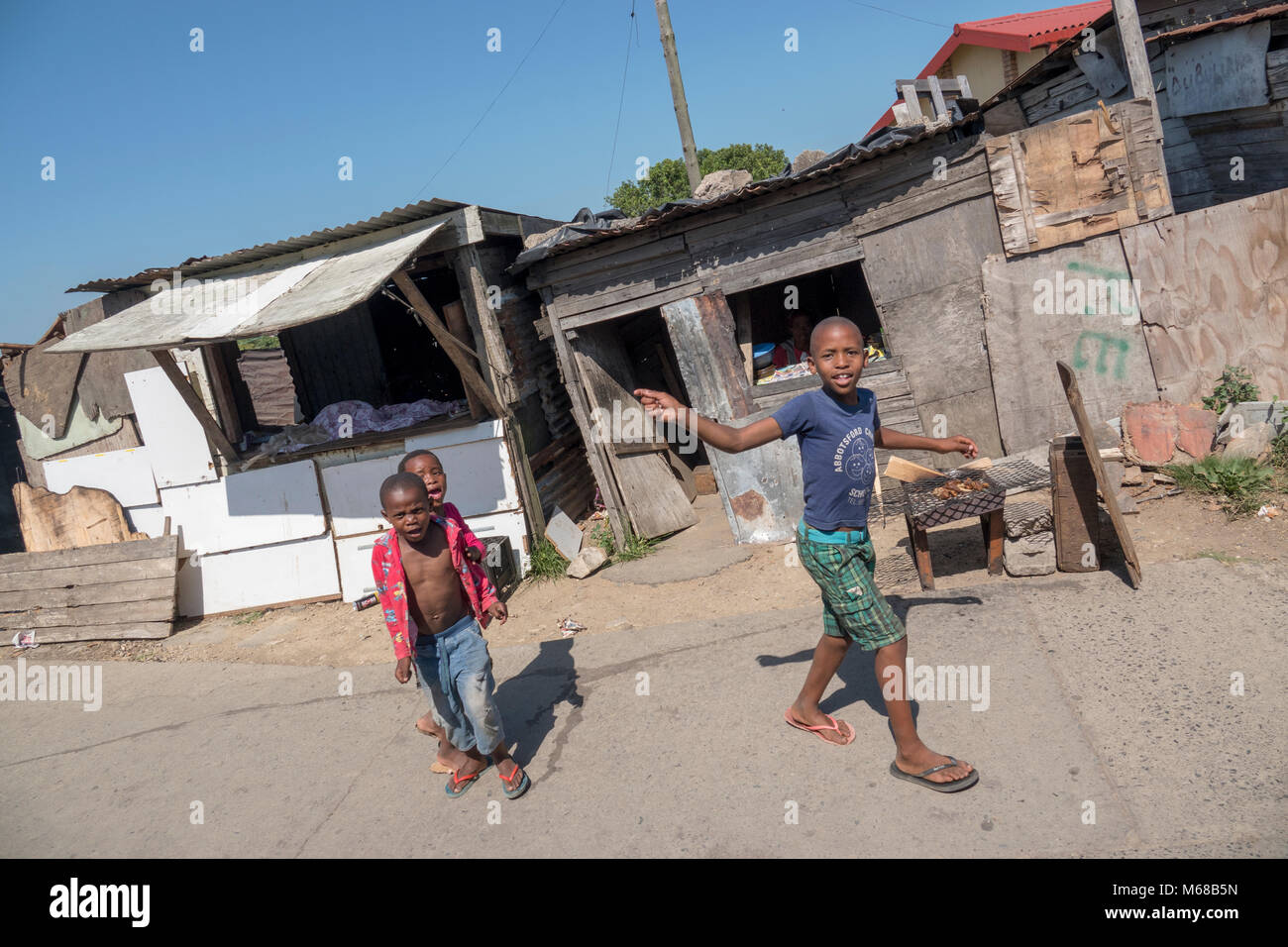 children in township Stock Photo - Alamy