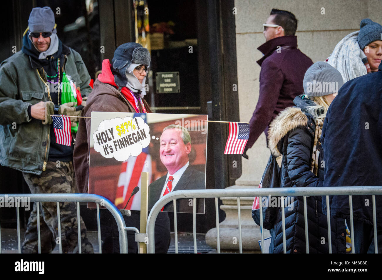 Philadelphia PA / USA. Thousands celebrate teh annual Mummers Day ...