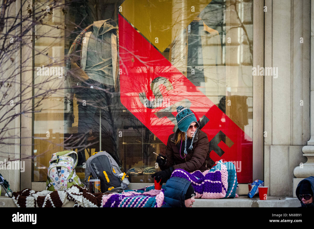 Philadelphia PA / USA. Thousands celebrate teh annual Mummers Day ...