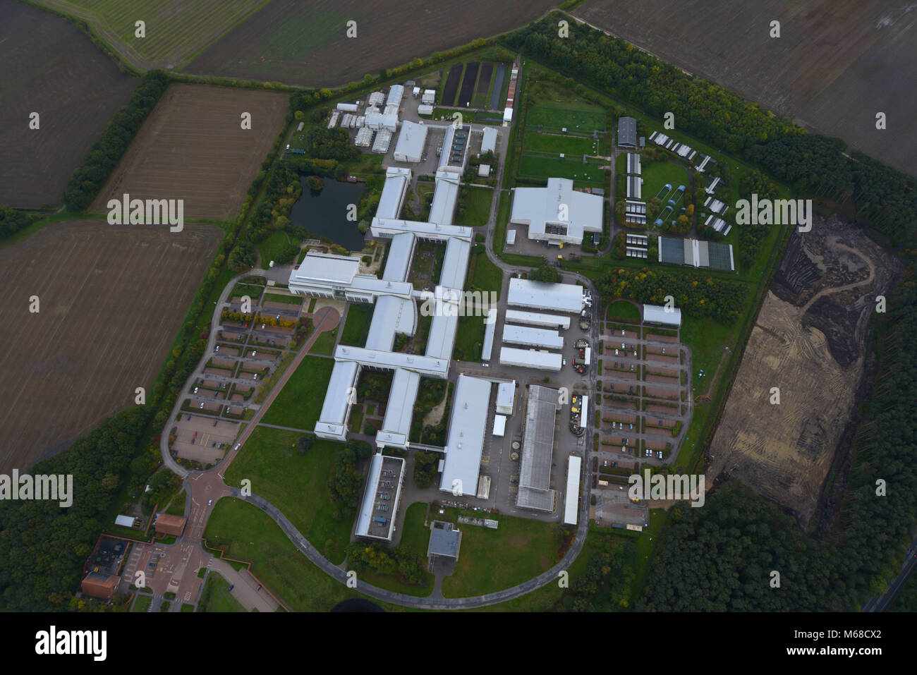 Aerial view of Fera Science Ltd and the National Agri-Foods Innovation ...