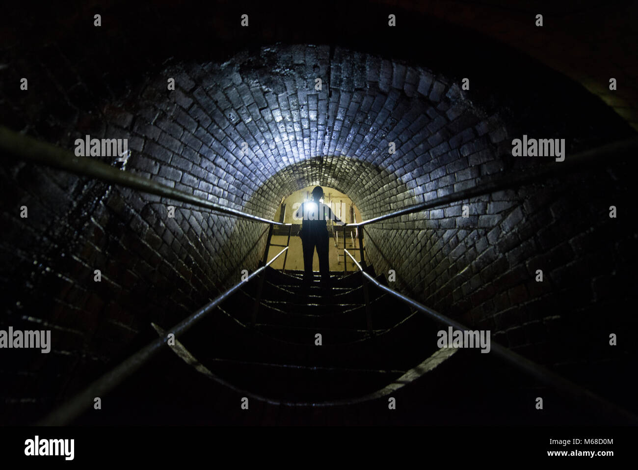 brighton sewer tour in the old victorian sewers underground Stock Photo ...
