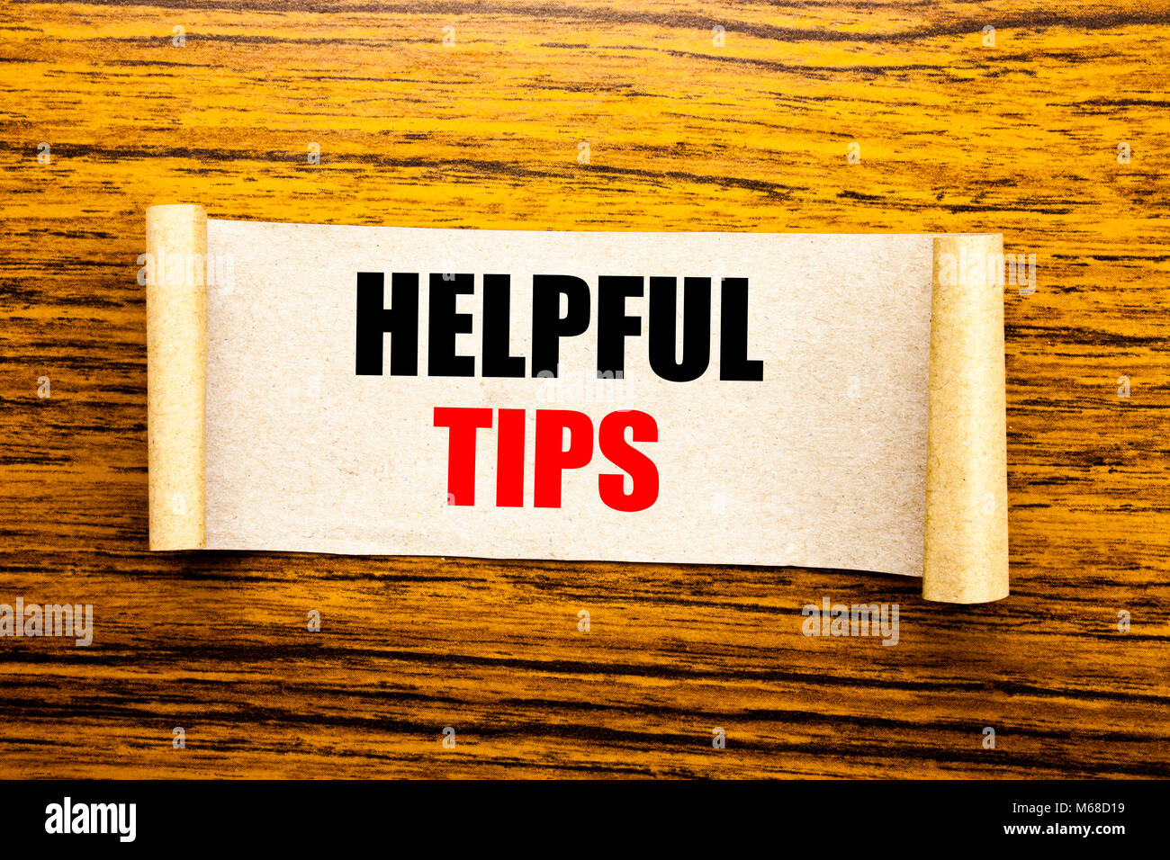 Hand writing text caption inspiration showing Helpful Tips. Business ...