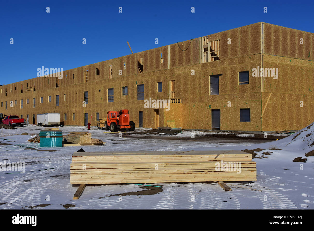 Wood framework home under hi-res stock photography and images - Alamy