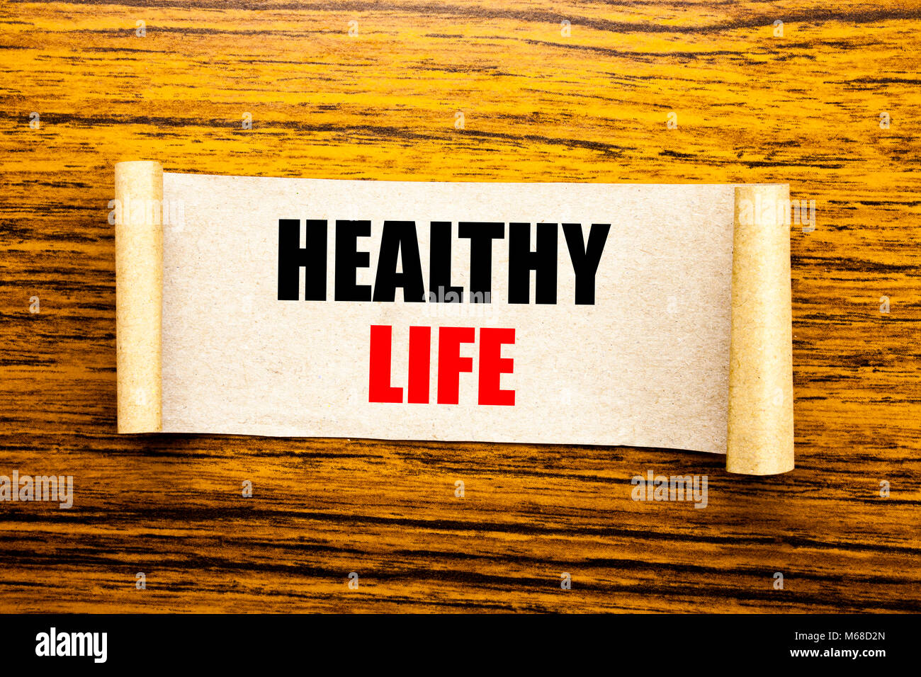 Hand writing text caption inspiration showing Healthy Life. Business ...